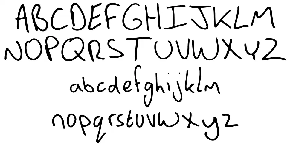 Manns Bare Hand font by WrW | FontRiver