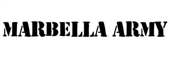 Marbella Army font by Woodcutter | FontRiver