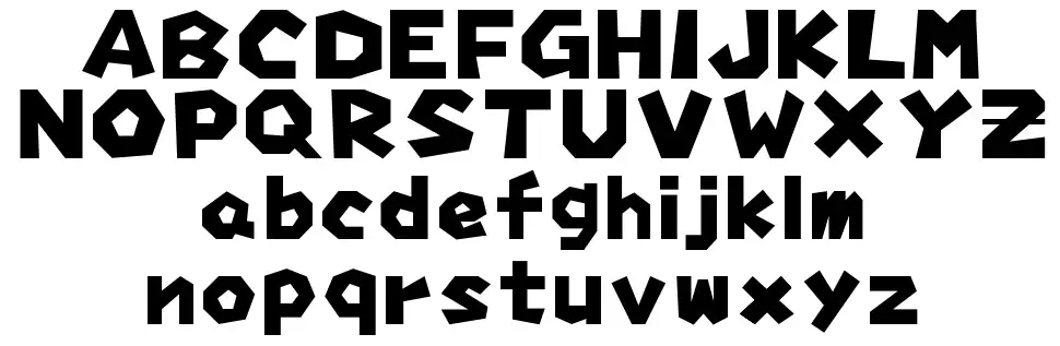Mario Party Hudson font by Danny Kidd | FontRiver