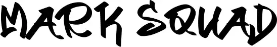 Mark Squad font by Tokopress | FontRiver