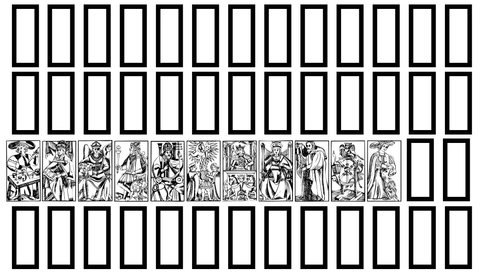 Marseille Tarot font by The Scriptorium | FontRiver