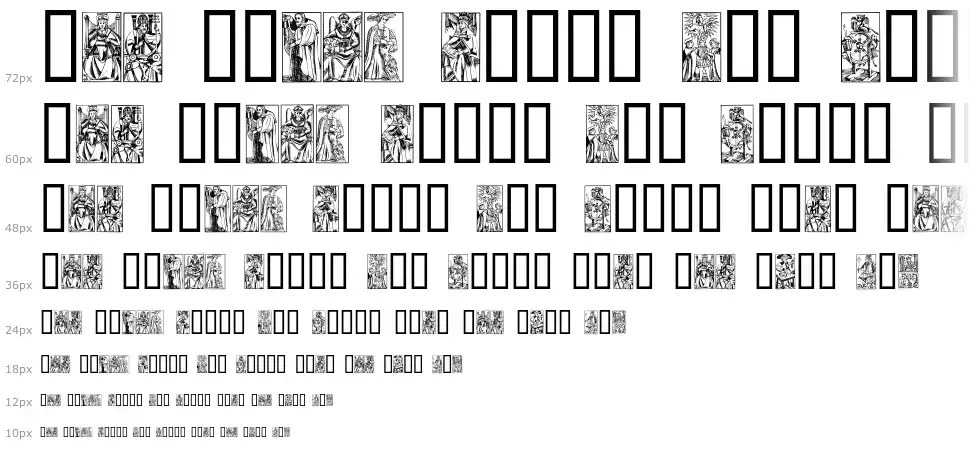 Marseille Tarot font by The Scriptorium | FontRiver