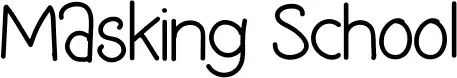 Masking School font by Inermedia STUDIO | FontRiver