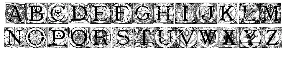 Masonic Tattegrain font by Daxad | FontRiver