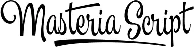 Fuente Masteria Script diseñada por Måns Grebäck