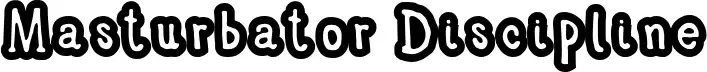 Masturbator Discipline font by Woodcutter | FontRiver
