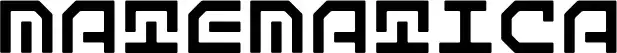 Matematica font by Akos Polgardi | FontRiver
