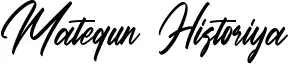 Matequn Historiya font by StringLabs - stringlabscreative.com | FontRiver