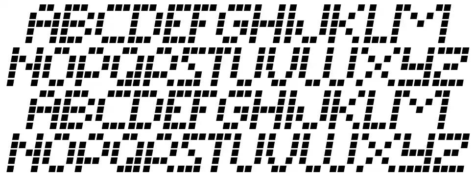 Matrix Dots font by Noah Type | FontRiver