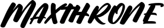 Maxthrone font by Maulana Creative | FontRiver