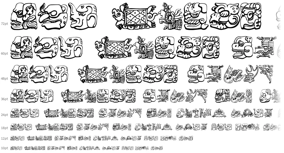Fuente Mayan diseñada por Listemageren