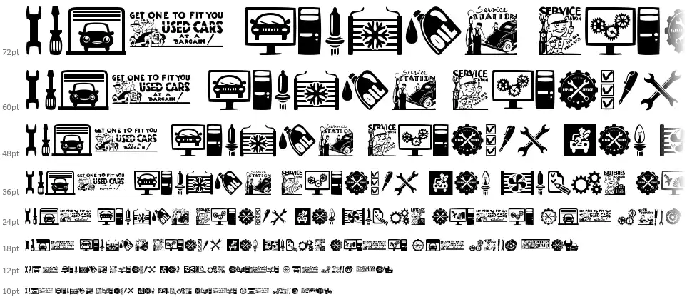 Mechanic font by Woodcutter | FontRiver