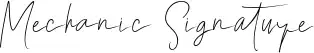 Mechanic Signature font by nomlimofont | FontRiver