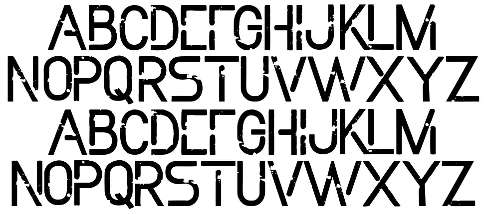 Mechanization font by Chris Vile | FontRiver