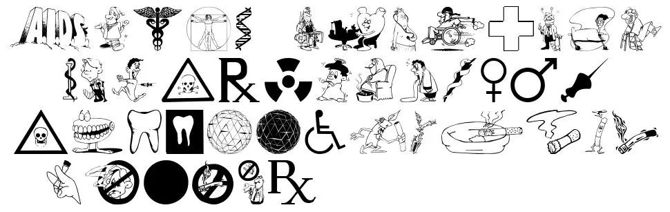 Medicobats font by Manfred Klein | FontRiver