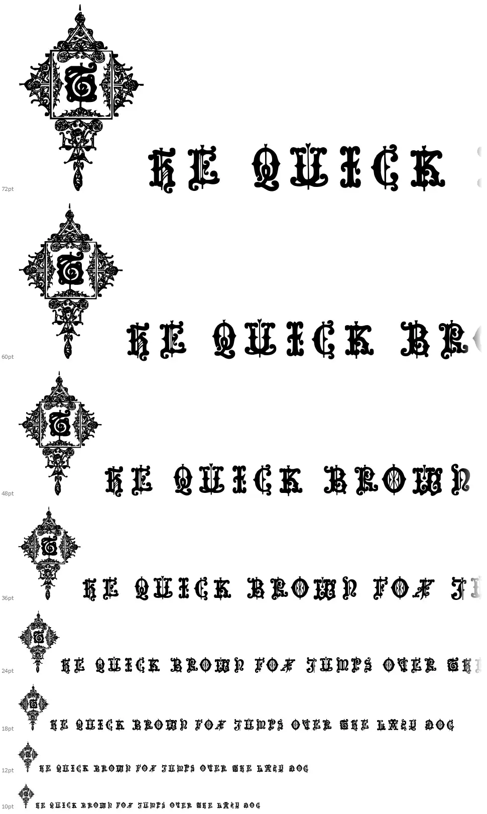 Medieval Sorcerer Ornamental font by ~Sorcerer~ | FontRiver