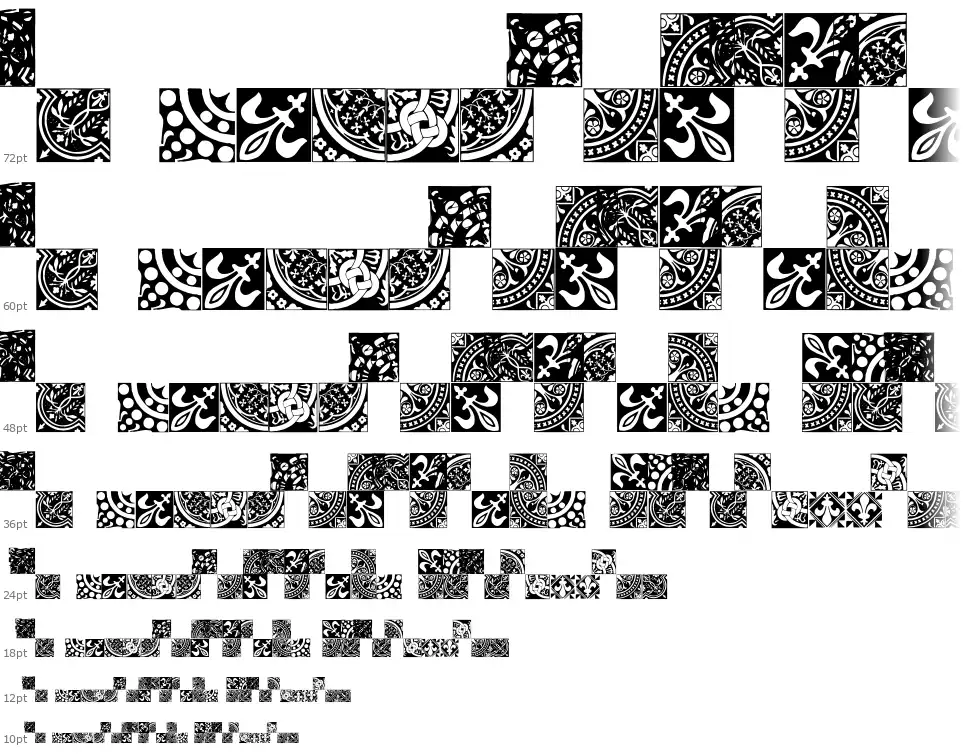 Medieval Tiles font by The Scriptorium | FontRiver