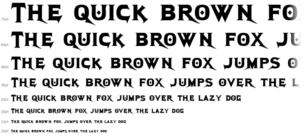 Megadeth font by Shane McFee | FontRiver