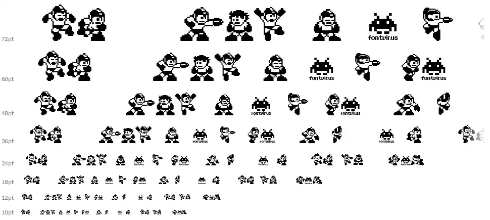 MegaMan font by fontvir.us | FontRiver