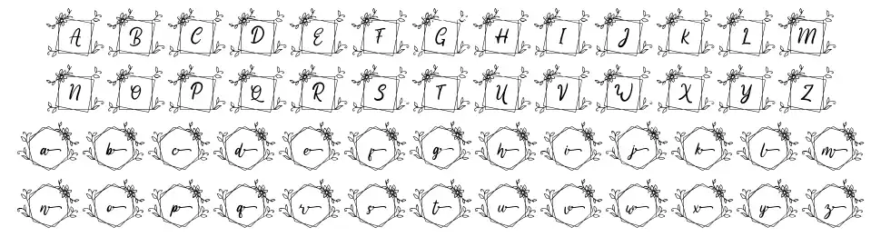 Melati Monogram font by Attype Studio | FontRiver