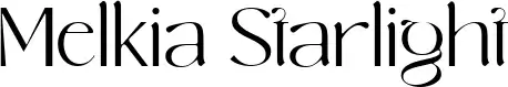 Melkia Starlight font by Handpik | FontRiver