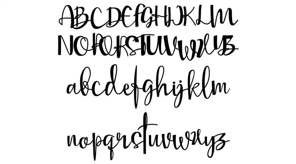 Mellisa font by Haksen Letters | FontRiver