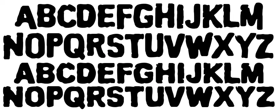 Melting Letter font by Lettersiro Studio | FontRiver