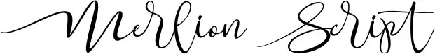 Merlion Script font by Creativework69 Studio | FontRiver