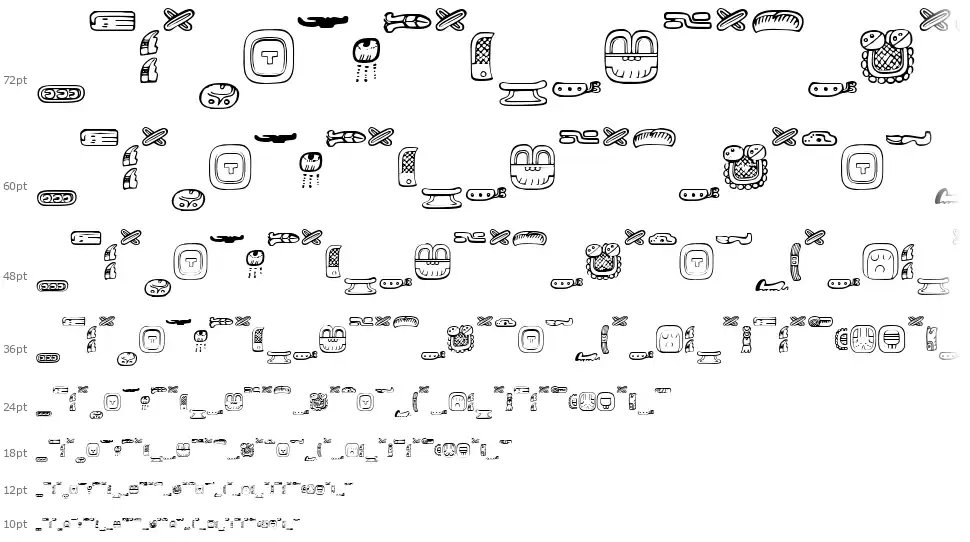 Fuente Meso America diseñada por Intellecta Design