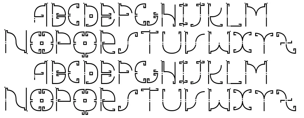 Mesomorph font by Rita Saad | FontRiver