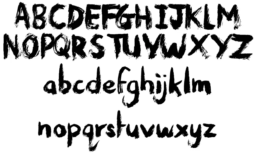 Messy Artist font by Jonathan S. Harris | FontRiver