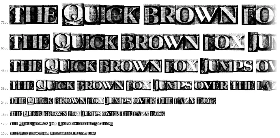 Metal Block Serif font by Xerographer Fonts | FontRiver