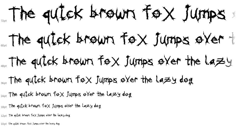 Metal Shred font by Xerographer Fonts | FontRiver