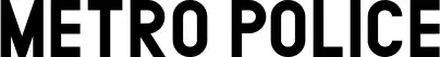 Metro Police font by casualized | FontRiver
