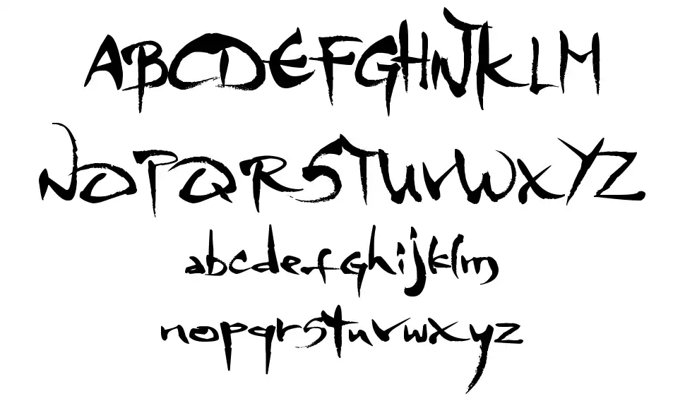 MGS 4 Brush font by David Hayter | FontRiver