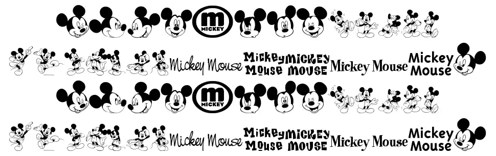 Mickey M TFB font by kaiserzharkhan | FontRiver
