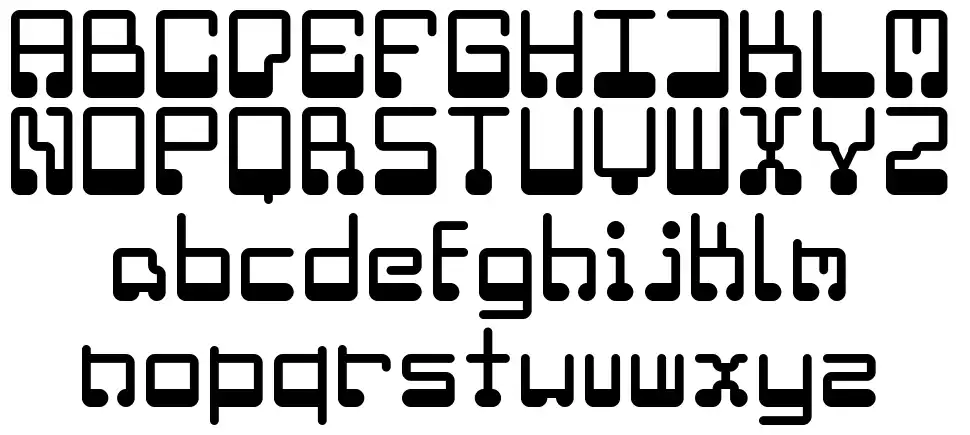 Microchip font by Harried Type | FontRiver
