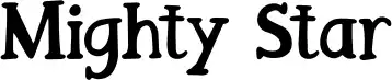 Mighty Star font by Typefactoryco | FontRiver