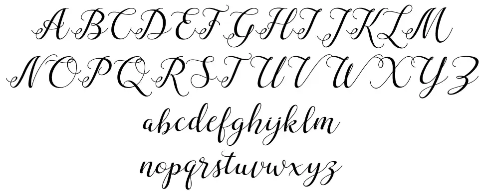 Milagros Script font by Rahma - FontRiver