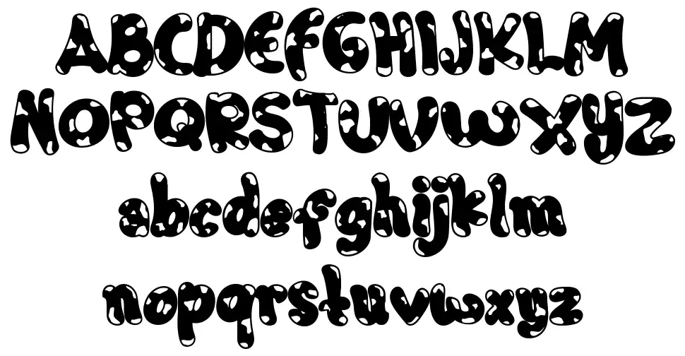 Milky Cow font by Wellscript Studio | FontRiver