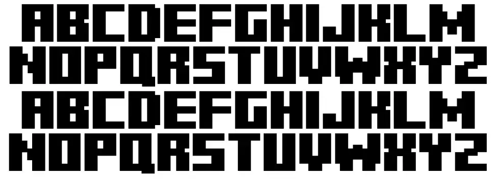 Darmowe Minecraft Fifty Solid Czcionkę