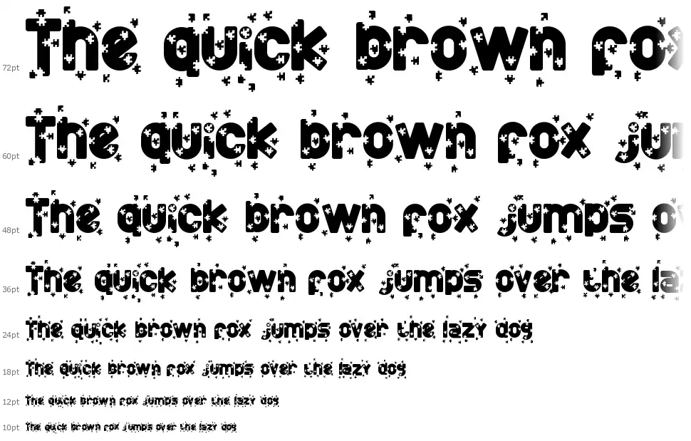 Mini Puzzle font by Noah Type | FontRiver