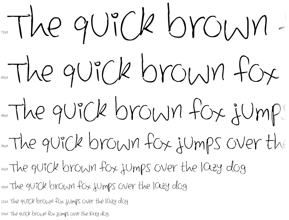 Minnie Mousse Fonte por FontPanda