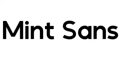 Mint Sans font by pprmint | FontRiver