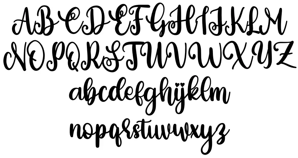Miss You font by Bearytype | FontRiver