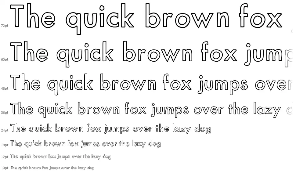 Mix Modern Outline font by Mikko Sumulong | FontRiver