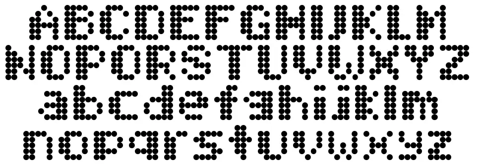 Mobitec 6x6 font by MelPurpleCrystal | FontRiver