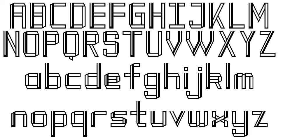 Modern Fold font by Natasya Sharon | FontRiver