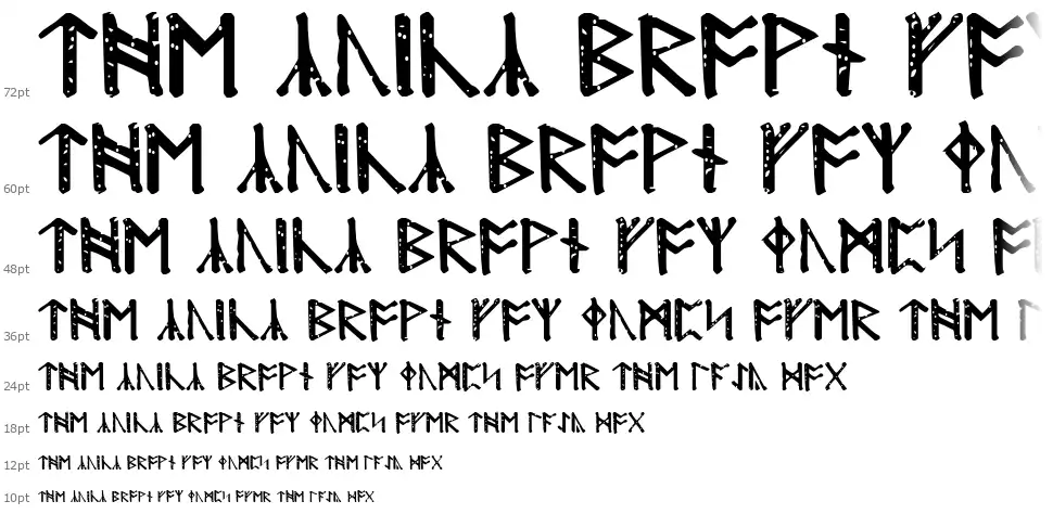 Modraniht Runic font by Hanoded | FontRiver