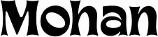 Mohan font by www.movefont .com | FontRiver